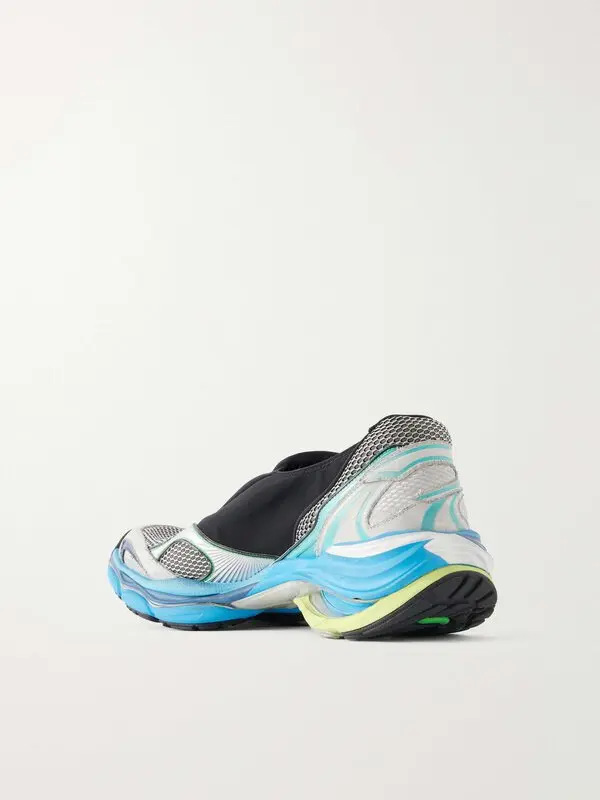 Balenciaga D'orsay Rubber-trimmed Mesh Sneakers