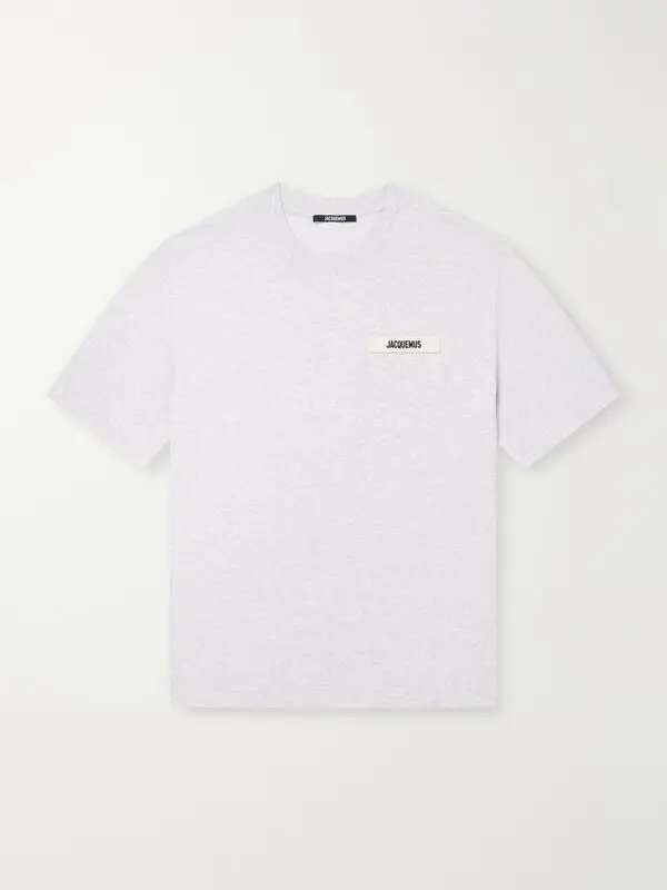 Jacquemus Logo-appliquéd Cotton-jersey T-shirt