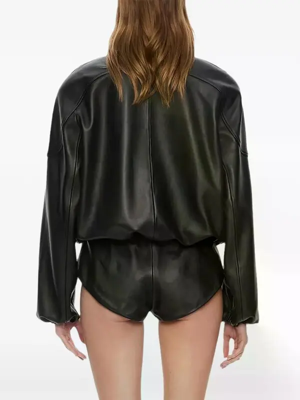 Christopher Esber Dannie Leather Playsuit