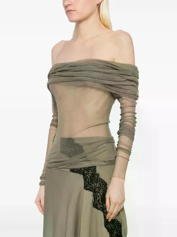 Christopher Esber Veiled Top - Green