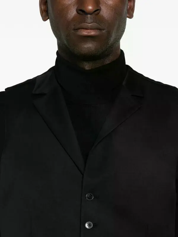 Karl Lagerfeld Notch-lapel Button-up Waistcoat