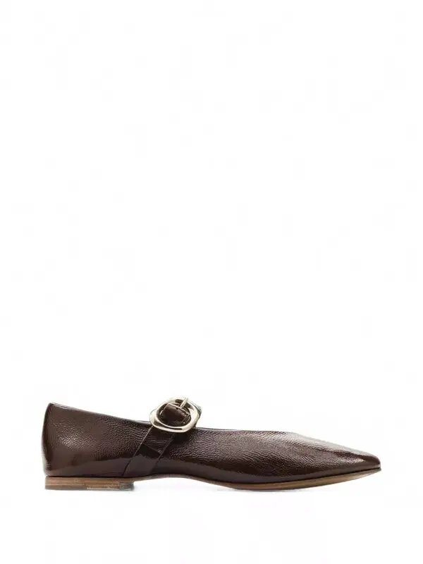 Lottusse 1877 Bel Buckle-fastening Ballet Flats - Red