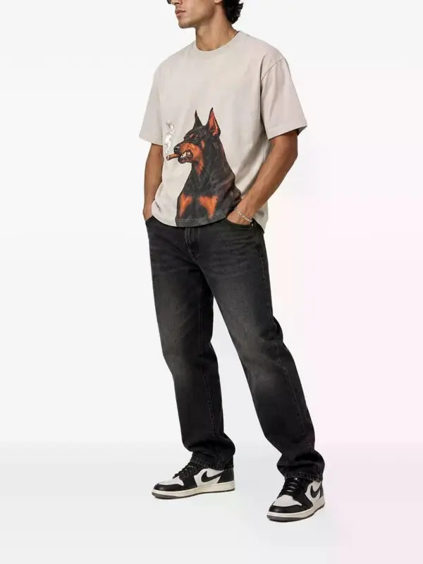 MELT Dog-print Cotton T-shirt