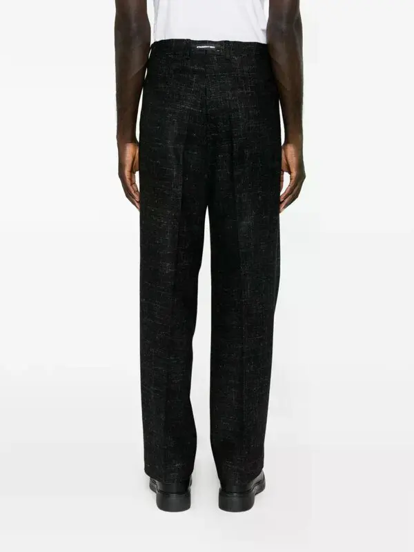 Karl Lagerfeld Pleated Straight-leg Trousers