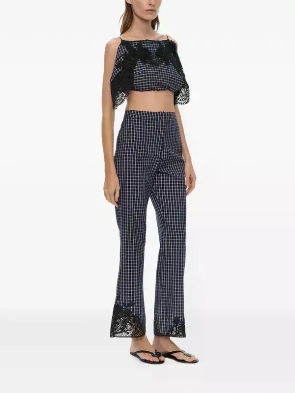 Christopher Esber Embroidered Handkerchief Top