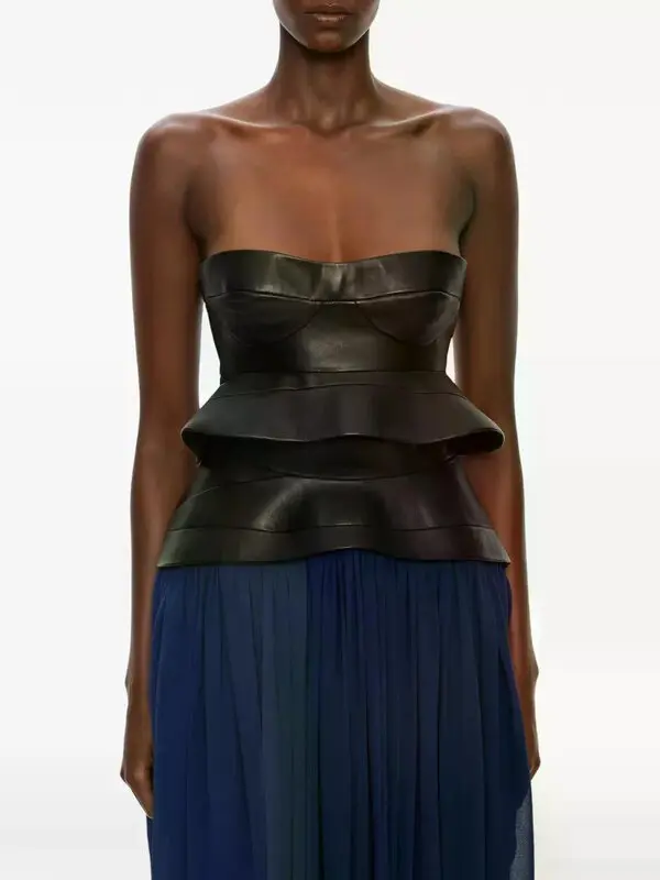 Christopher Esber Bellona Leather Top
