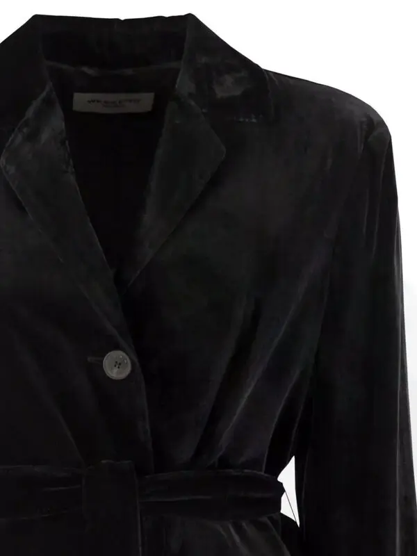 Max Mara Belted Velvet Blazer