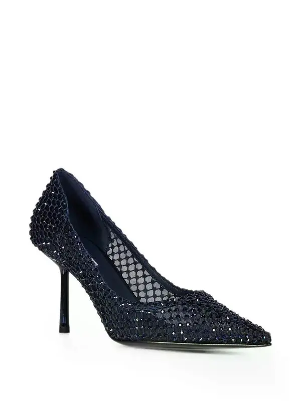 LE SILLA Gilda Crystal-embellished Mesh Pumps