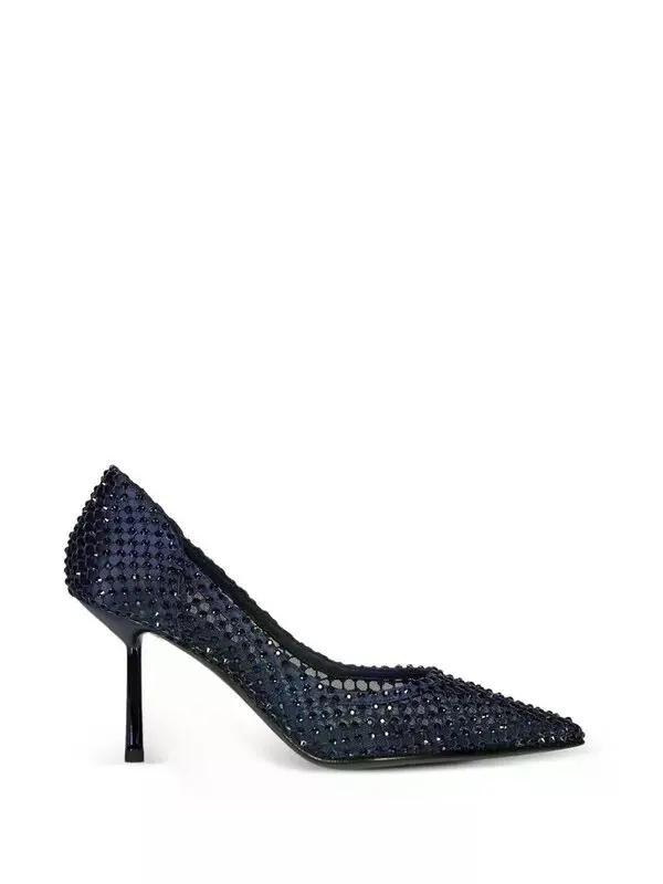 LE SILLA Gilda Crystal-embellished Mesh Pumps - Blue