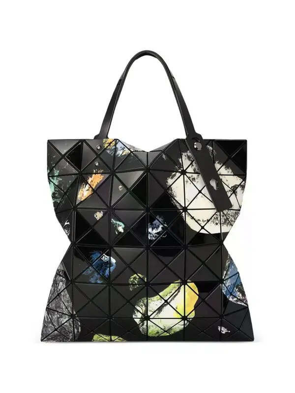 Issey Miyake Cosmic Printed Geometric Tote Bag - Black