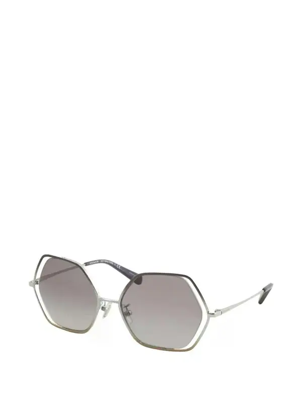 COACH Geometric-frame Sunglasses