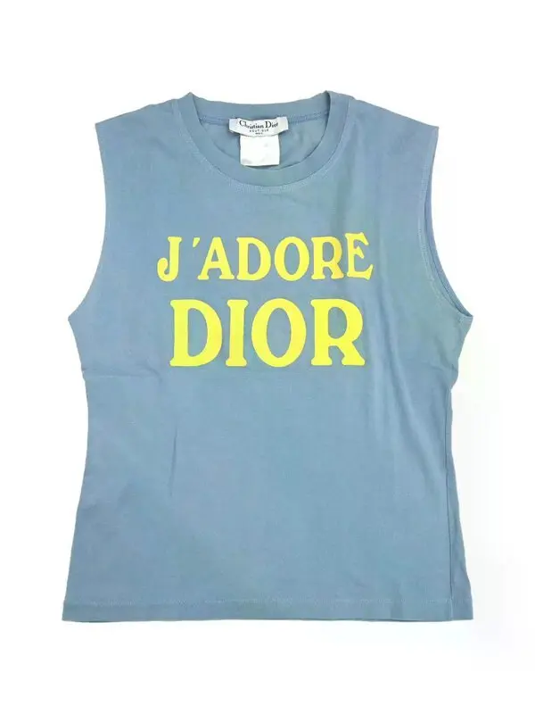 Dior 2002 J'adore Slogan Tank Top