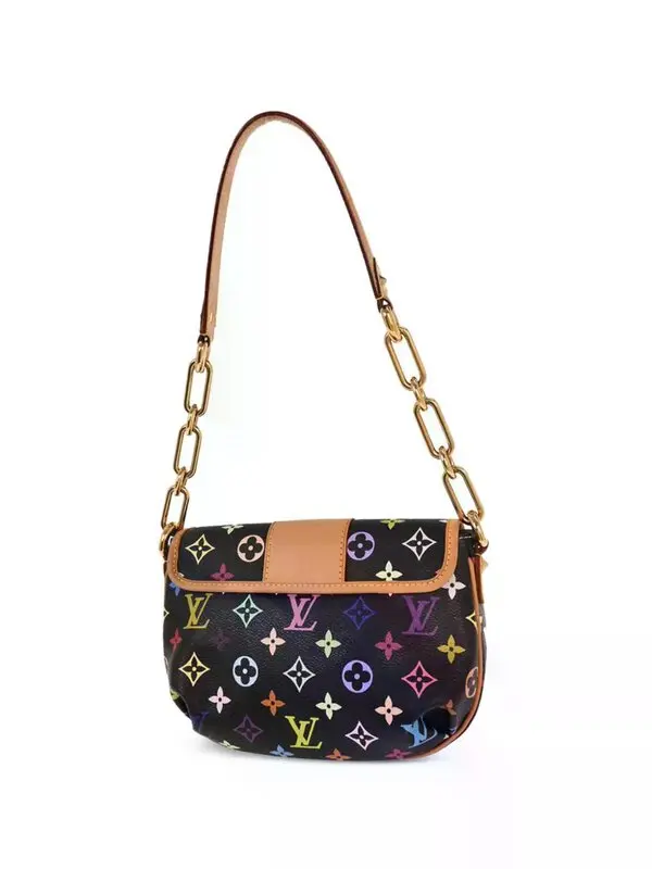 LOUIS VUITTON Monogram Multicolor Patty Shoulder Bag - Black