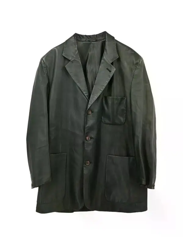 Hermès Single-breasted Lambskin Jacket