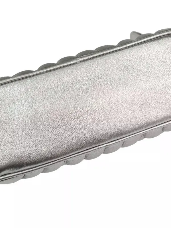 Prada Diagramme Shoulder Bag - Silver