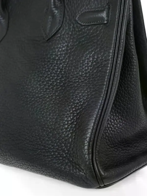 Hermès 2004 30 Birkin Tote Bag - Black
