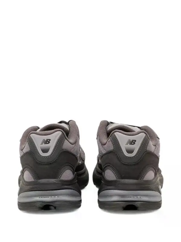 NEW BALANCE Paneled Mesh-suede Sneakers - Grey