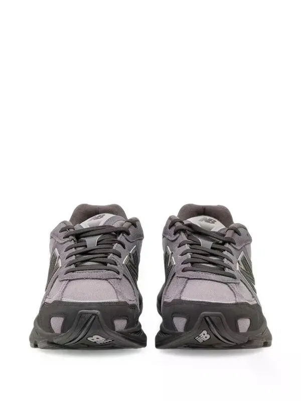 NEW BALANCE Paneled Mesh-suede Sneakers - Grey