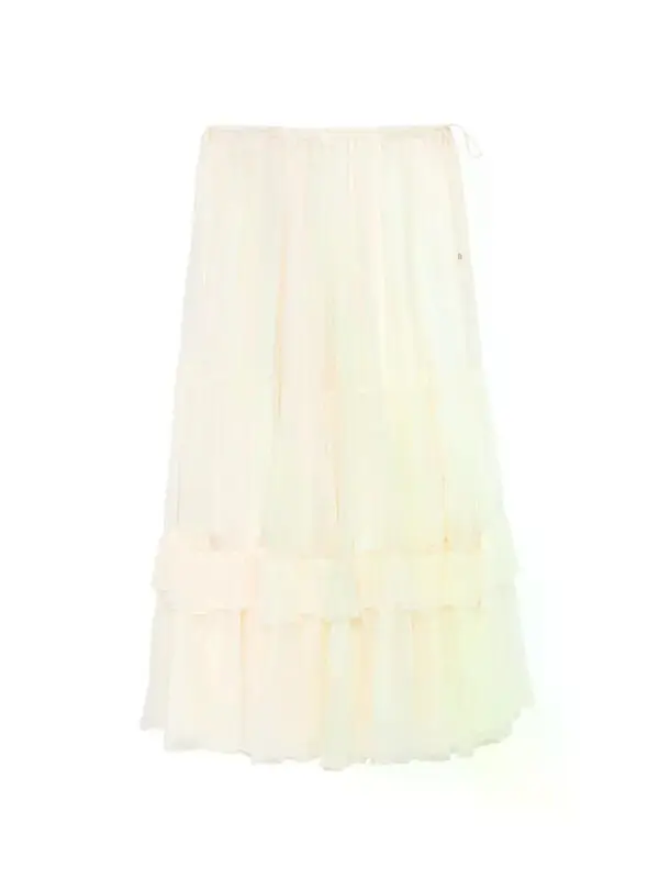 Chloé Tiered Ruffled Maxi Skirt