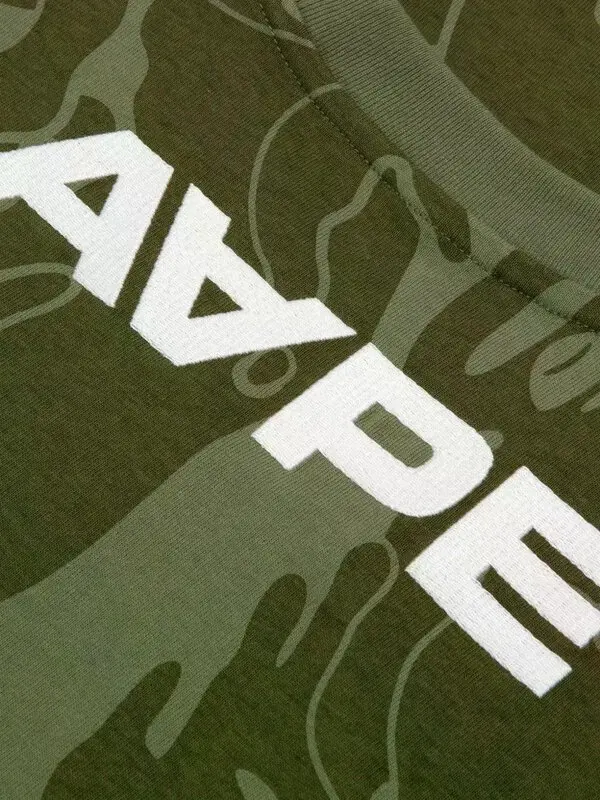 AAPE BY *A BATHING APE Moonface Camouflage-print T-shirt