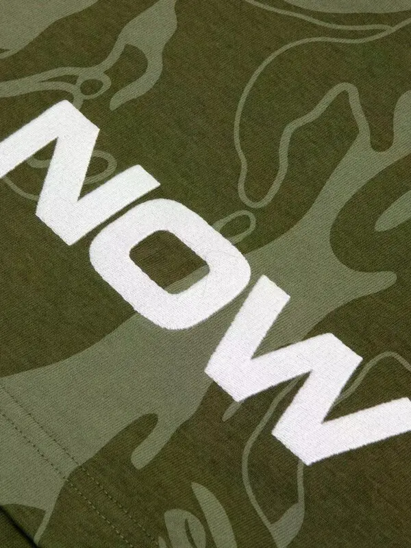 AAPE BY *A BATHING APE Moonface Camouflage-print T-shirt