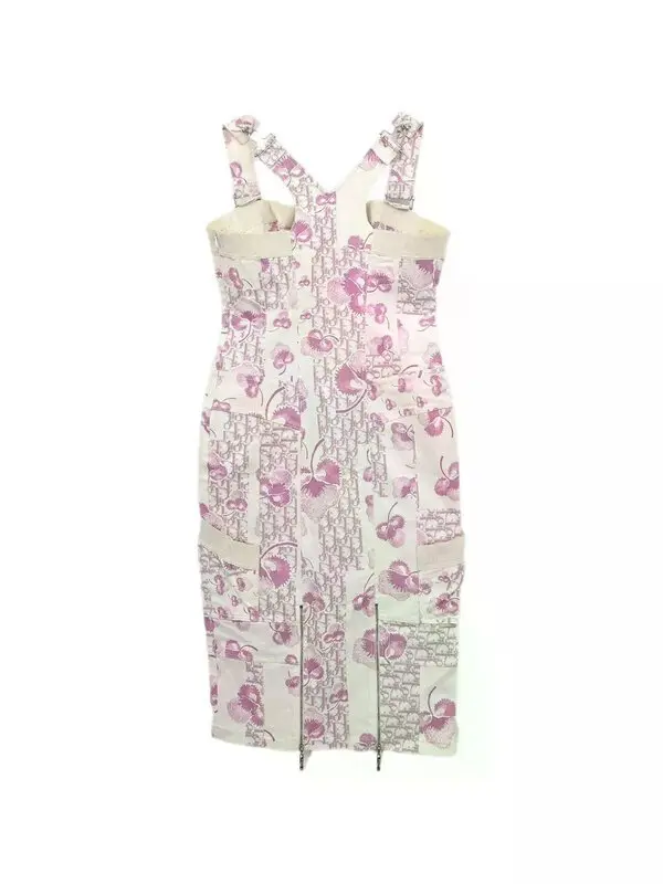 Dior 2005 Trotter Denim Midi Dress