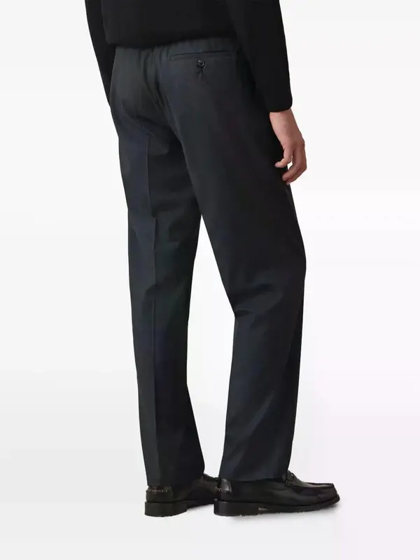Paul Smith Dark- Shadow Check Wool Trousers
