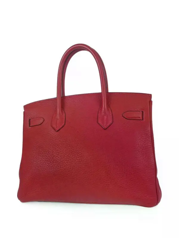 Hermès 2005 Birkin 30 Tote Bag - Red