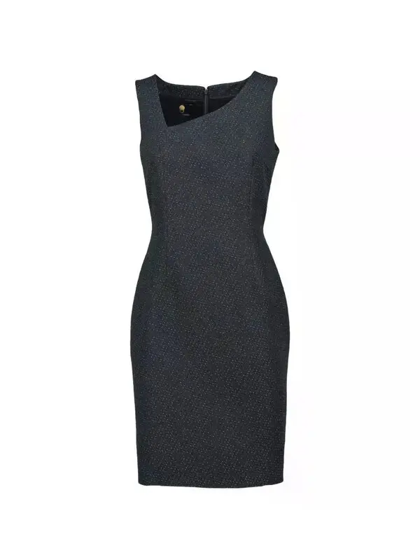 MARCO GABRIELLI ATELIER Asymmetric Peplum Midi Dress