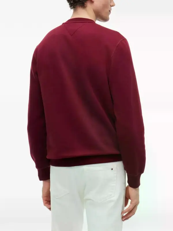 Tommy Hilfiger Logo-embroidered Crew-neck Sweatshirt