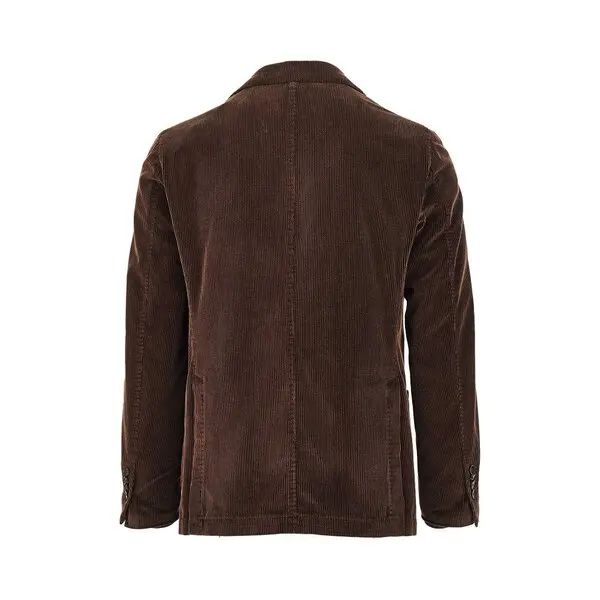 L.B.M. 1911 L. B.m. 1911 Corduroy Single-breasted Jacket - Brown