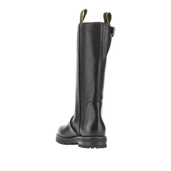Fendi Commando' Leather Boots - Black