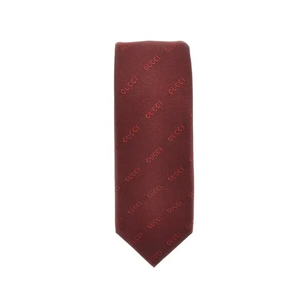 Gucci Motif Silk Necktie