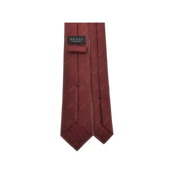 Gucci Motif Silk Necktie