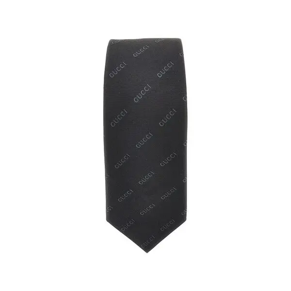Gucci Motif Silk Necktie