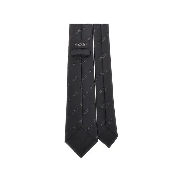 Gucci Motif Silk Necktie