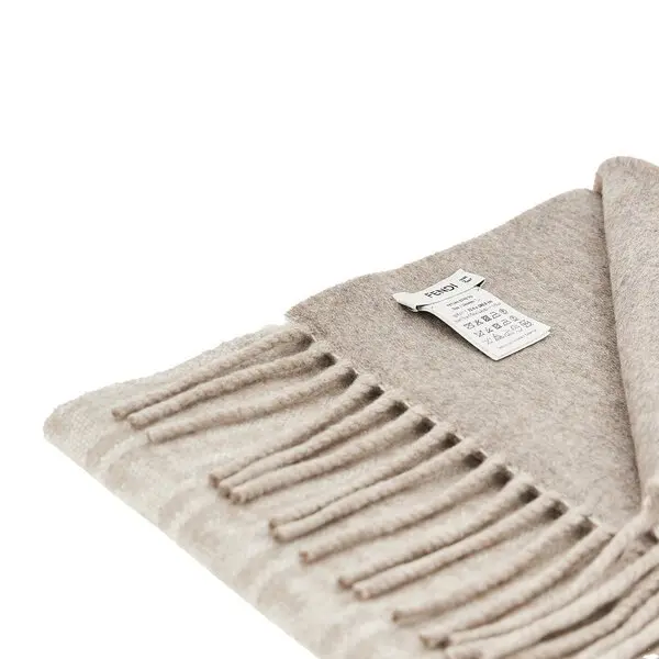 Fendi Wool And Cashmere Double-face Scarf