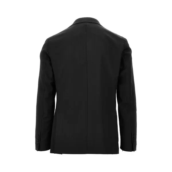 SANTANIELLO Feel Cashmere Tailored Suit - Black