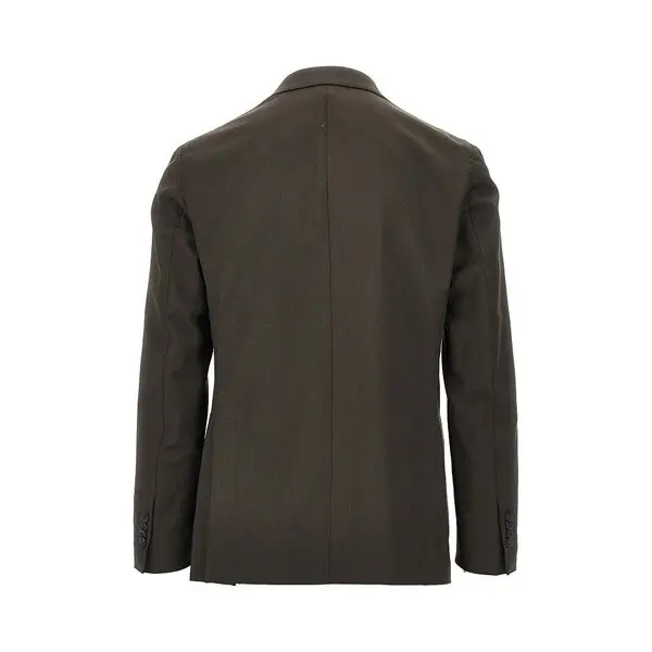 SANTANIELLO Feel Cashmere Tailored Suit - Brown