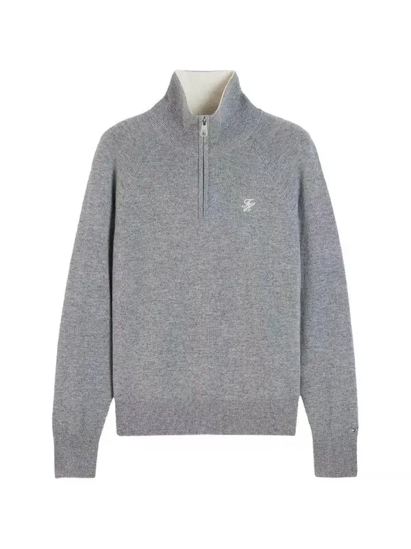Tommy Hilfiger Quarter-zip Raglan-sleeve Sweater
