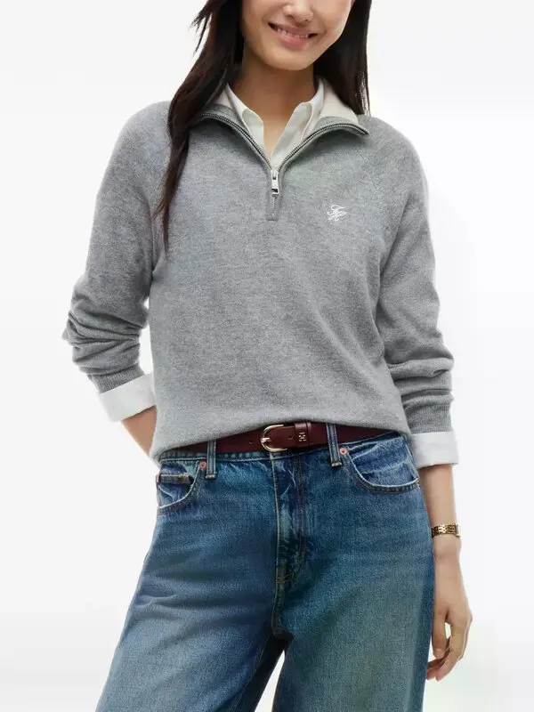 Tommy Hilfiger Quarter-zip Raglan-sleeve Sweater