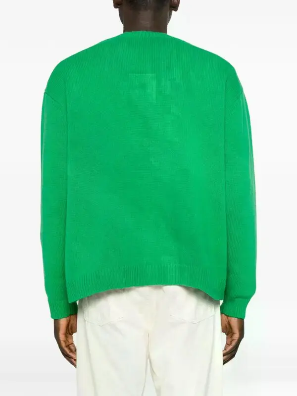 Studio Nicholson Ribbed-knit Crew-neck Sweater