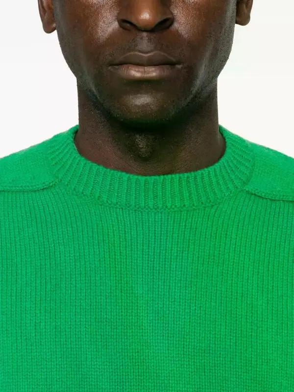 Studio Nicholson Ribbed-knit Crew-neck Sweater