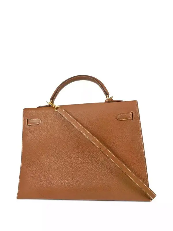 Hermès 2007 Kelly 35 Sellier Tote Bag - Brown
