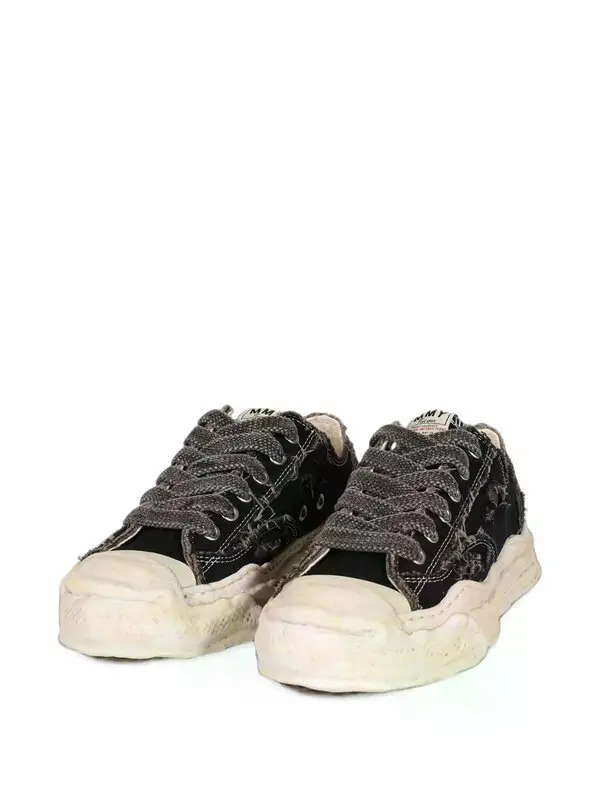 Mihara Yasuhiro Hank Distressed Canvas Sneakers