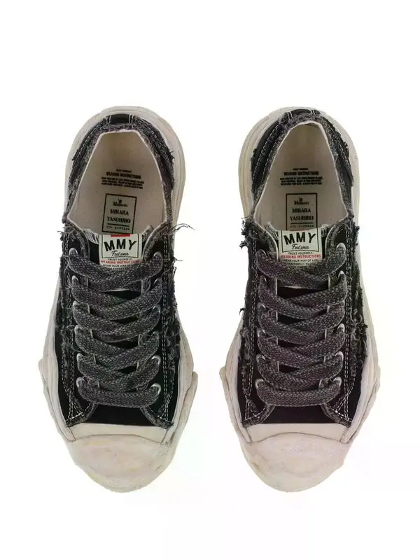Mihara Yasuhiro Hank Distressed Canvas Sneakers