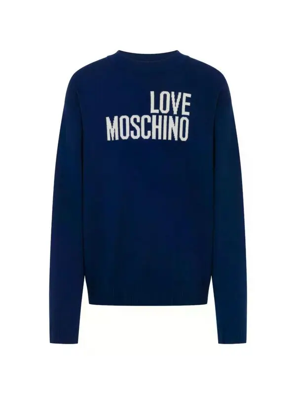Moschino Logo-intarsia Sweater