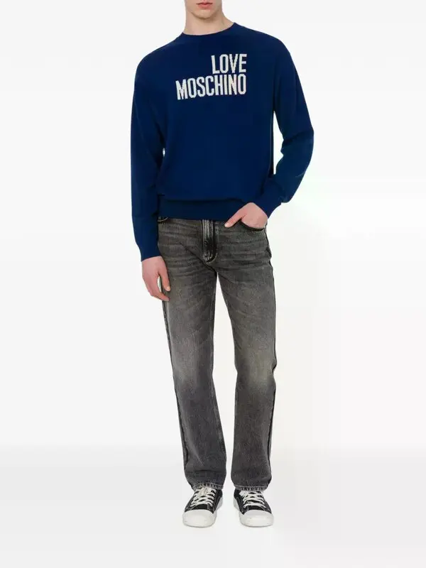 Moschino Logo-intarsia Sweater