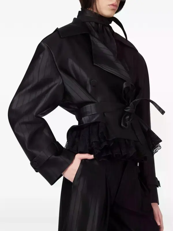 Giuseppe Di Morabito Pinstripe-pattern Fitted Jacket