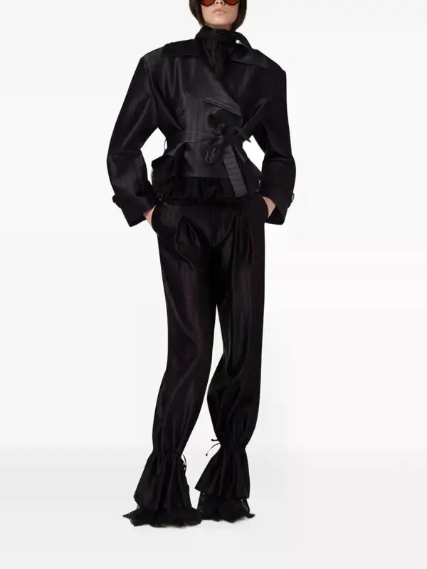 Giuseppe Di Morabito Pinstripe-pattern Fitted Jacket